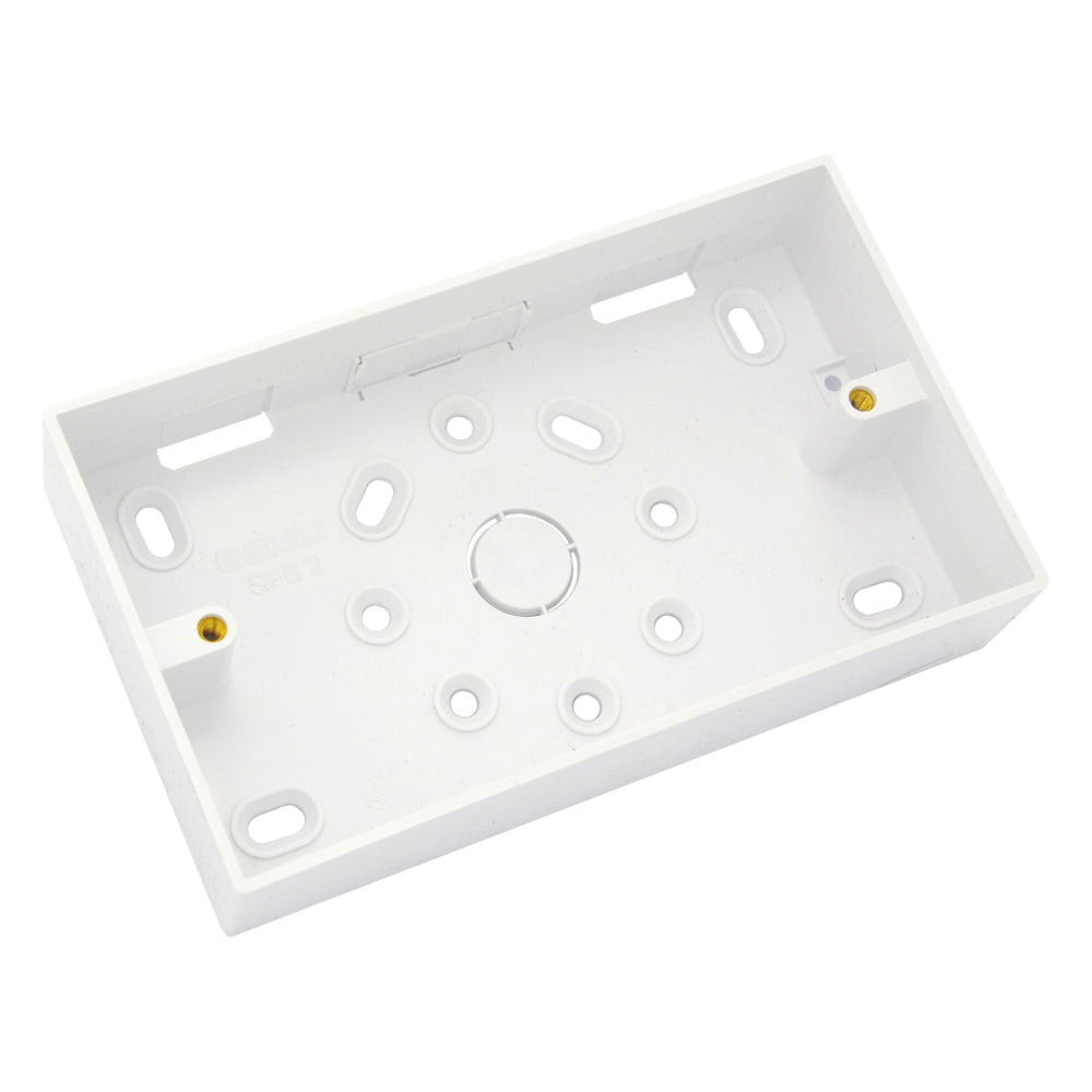 Univolt PVC Surface Boxes — B2Belectrical.com