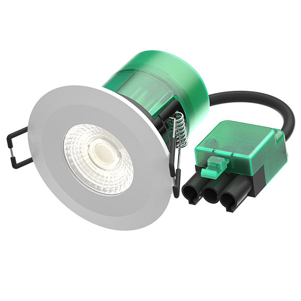 BELL 10501 6W Firestay LED Integrated Fixed Downlight, Incl White & Sa ...