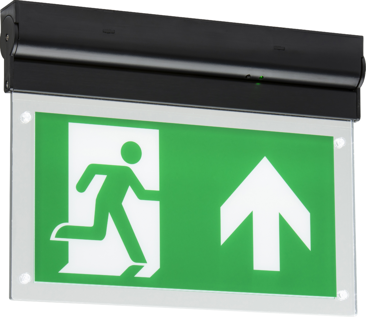 BUY Knightsbridge EMEXITLBK | 230V IP20 Wall or Ceiling Mounted LED ...