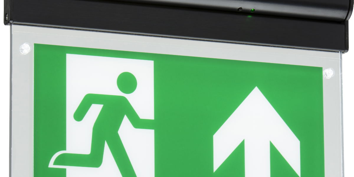 BUY Knightsbridge EMEXITLBK | 230V IP20 Wall or Ceiling Mounted LED ...