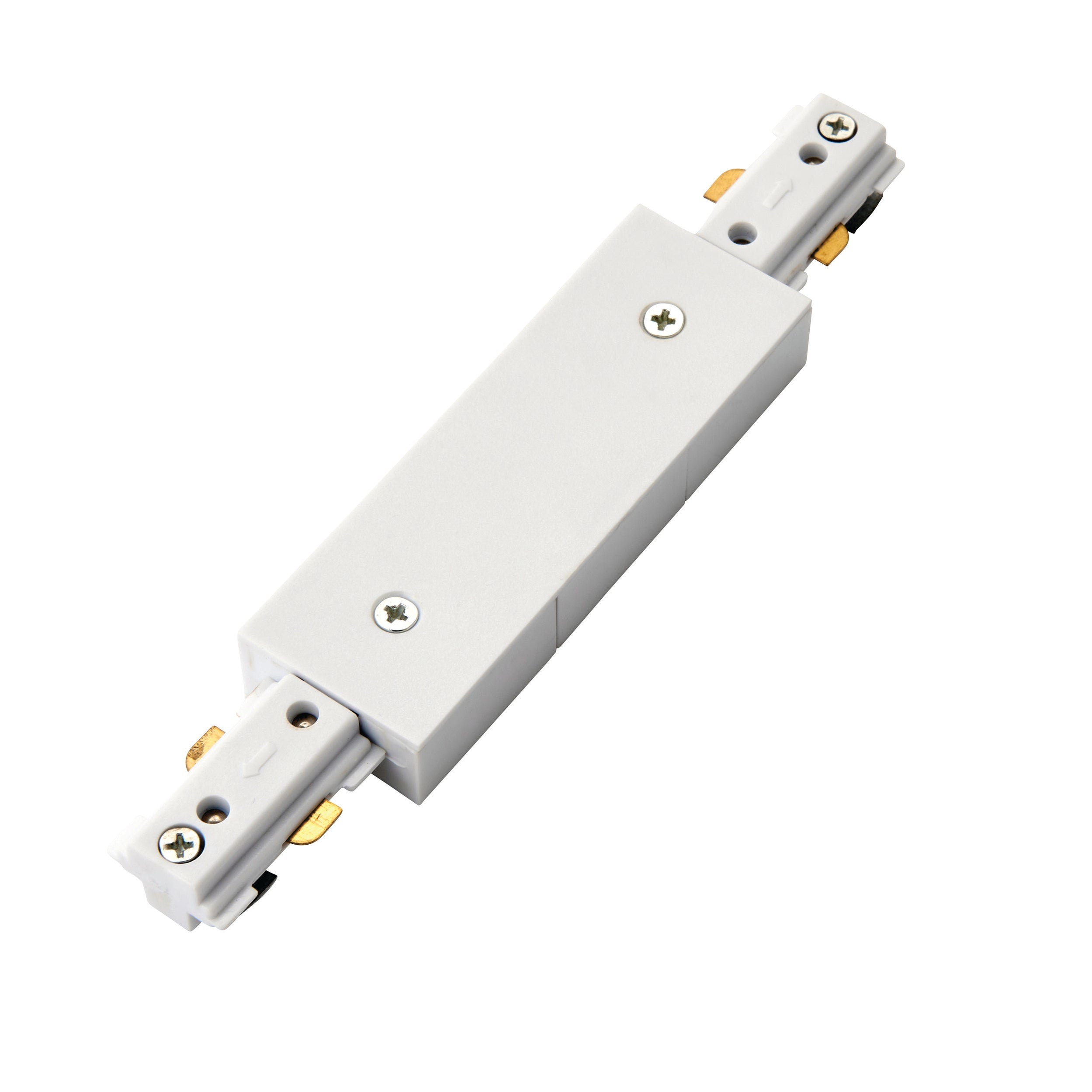 Saxby 3TRAWI Track central connector White abs plastic — B2Belectrical.com