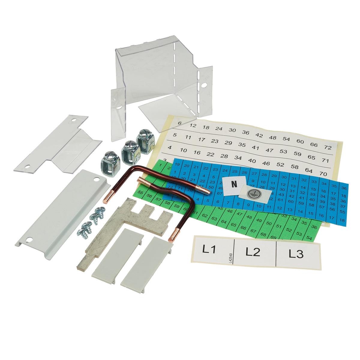 Buy Crabtree 18LKTPSP Loadstar 3P to 1P Conversion Kit | Busbar Adapter ...