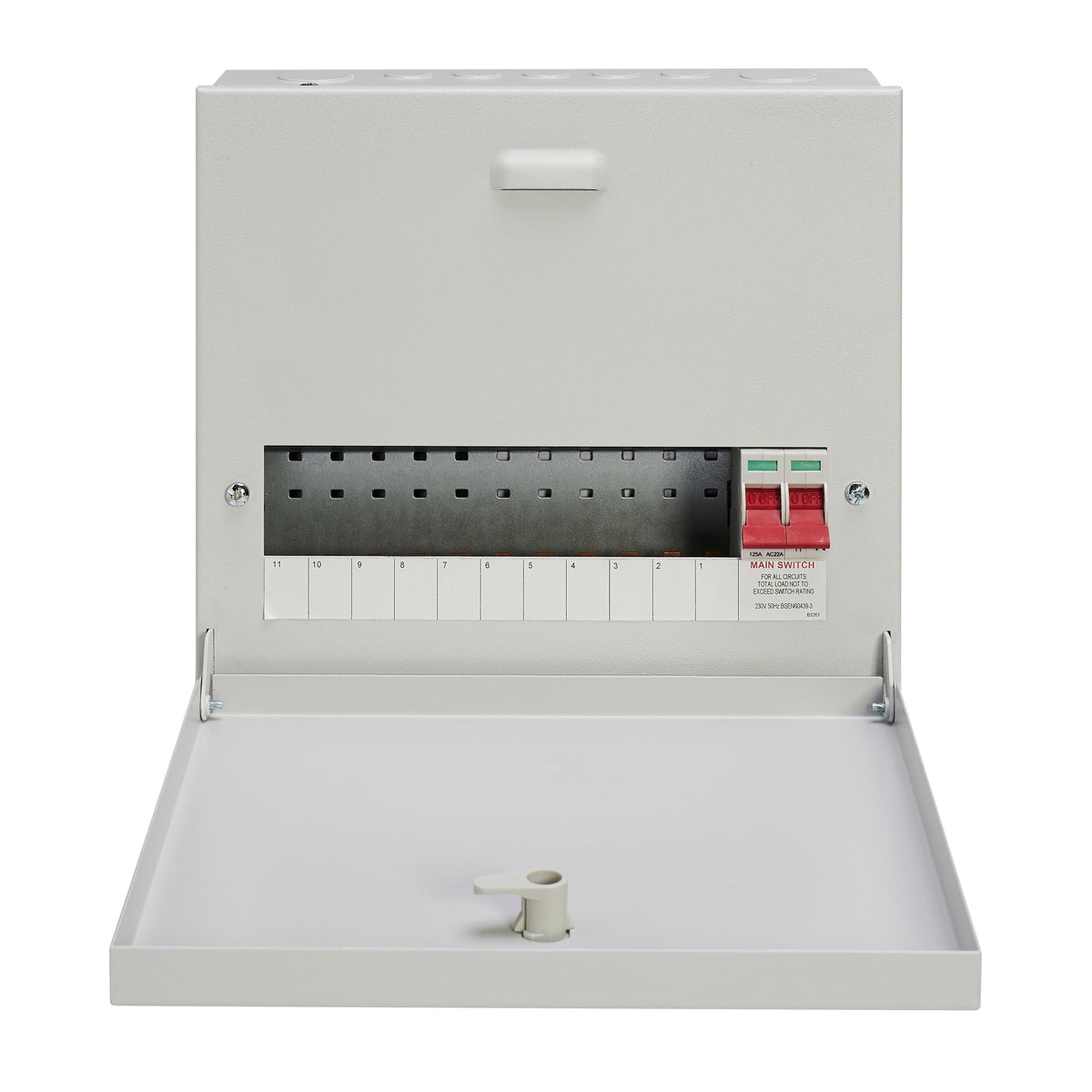 Buy Crabtree Polestar 18PSC11/21A 11 Way 125A 1P+N Surface Distribution ...