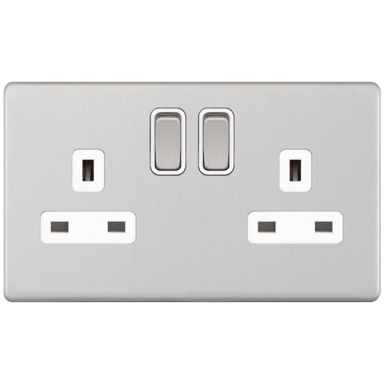 BUY Selectric 5MPLUS-722 | 5M-PLUS Screwless | 2 Gang 13A Switched DP ...