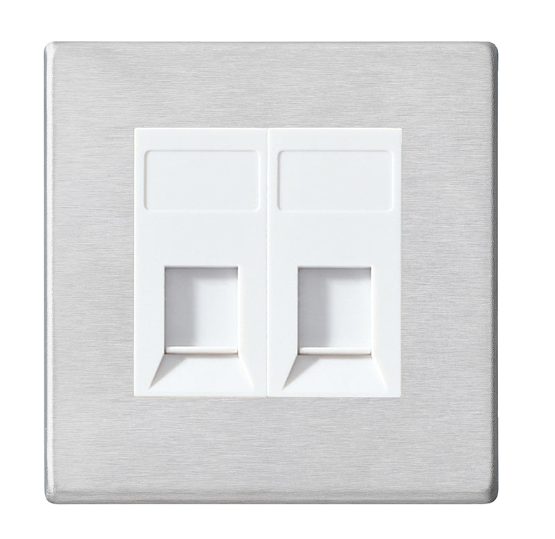 Hamilton Hartland G2 Screwless 2G Unshielded RJ45 CAT5E Data Socket ...