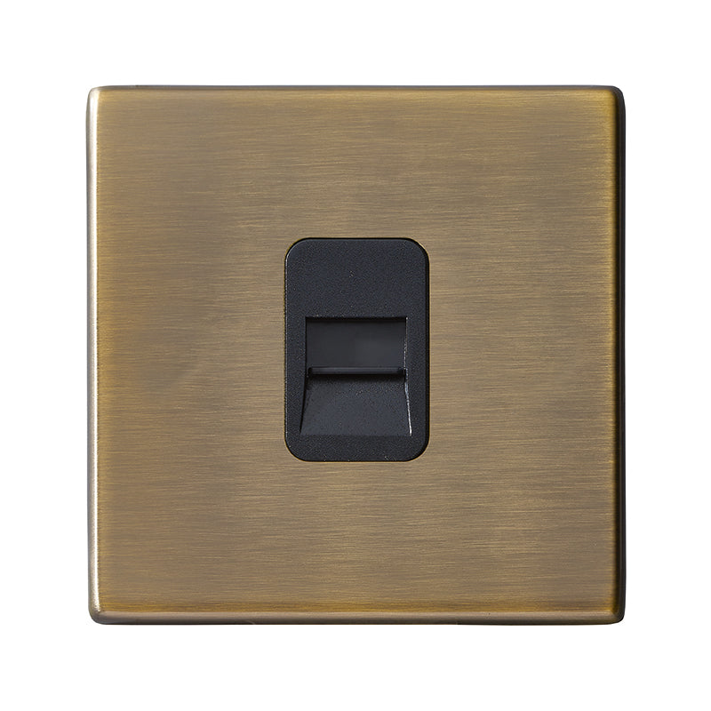 Hamilton Hartland G2 Screwless 1G Slave Telephone Socket Outlet ...
