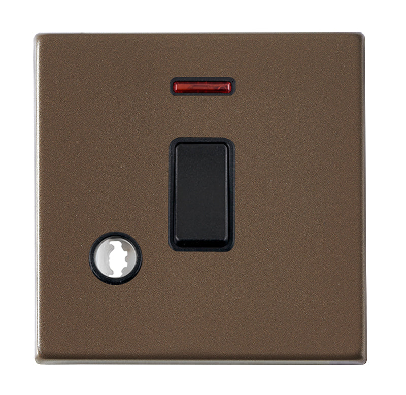 Hamilton Hartland G2 Screwless 1G 20AX Double Pole Switch with Neon ...