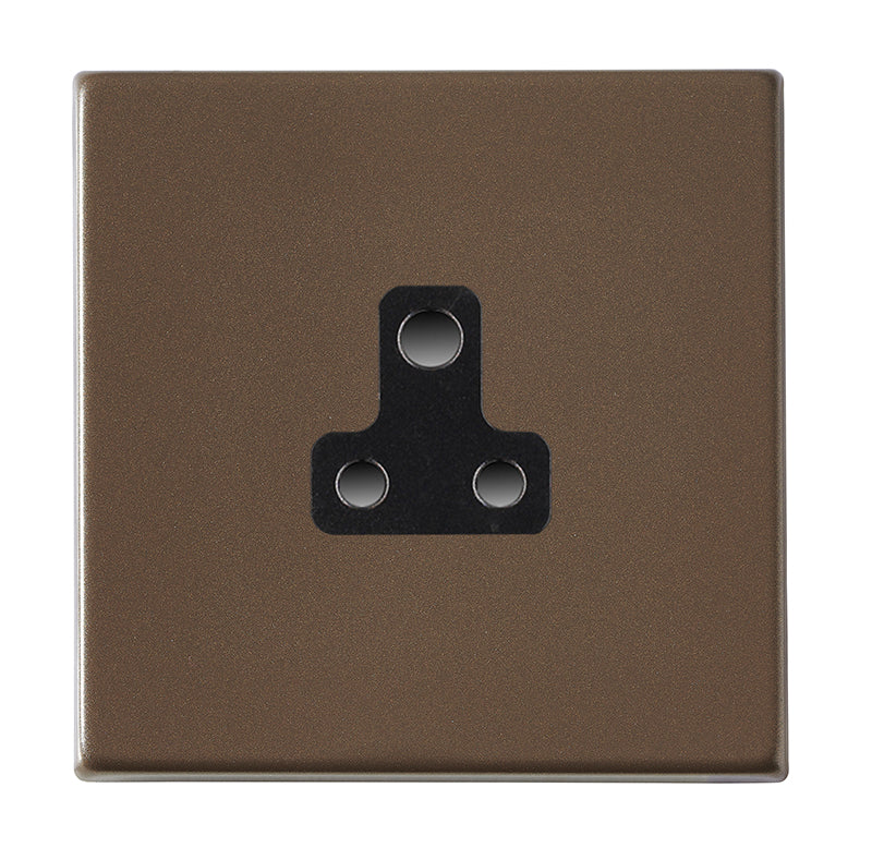 Hamilton Hartland G2 Screwless 1G 5A Unswitched Round Pin Socket ...
