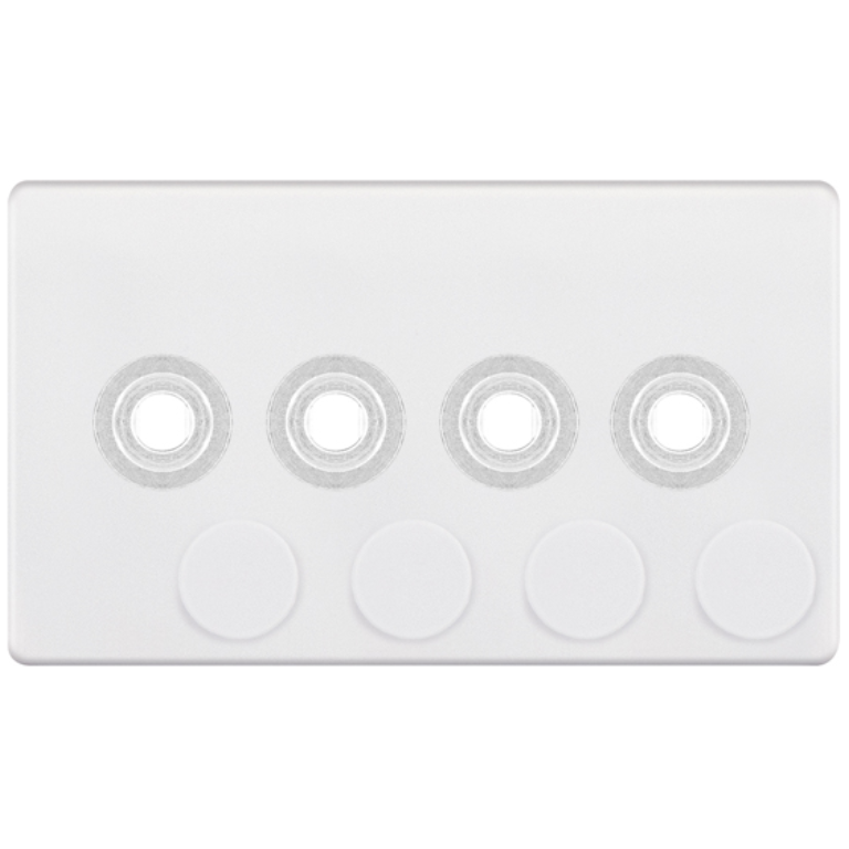 BUY Selectric 5MPLUS-973 | 5M-PLUS Screwless | 4 Gang Empty Dimmer ...