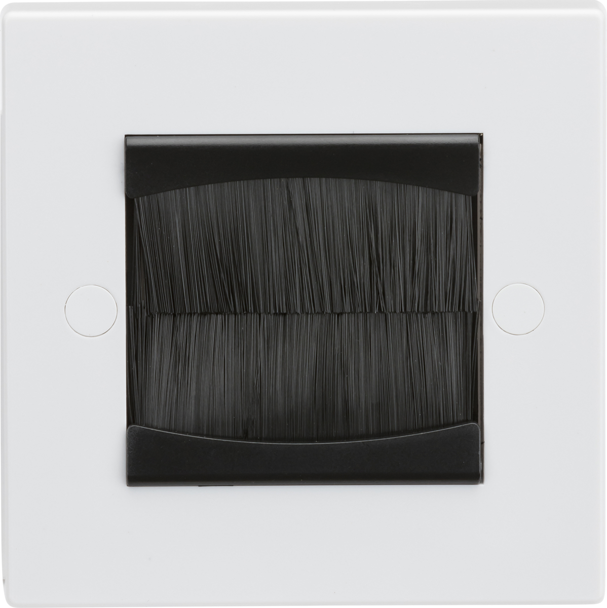 Knightsbridge NETBRUSH2 1G Brush Faceplate (Assembled) — B2Belectrical.com