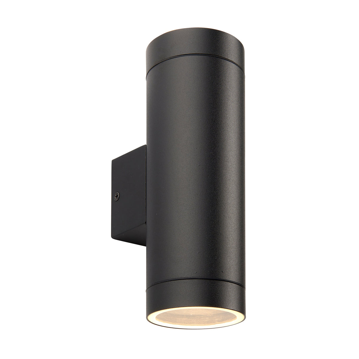 Saxby 98438 Palin XL IP44 7W Textured black paint & clear glass 2 x 7W ...