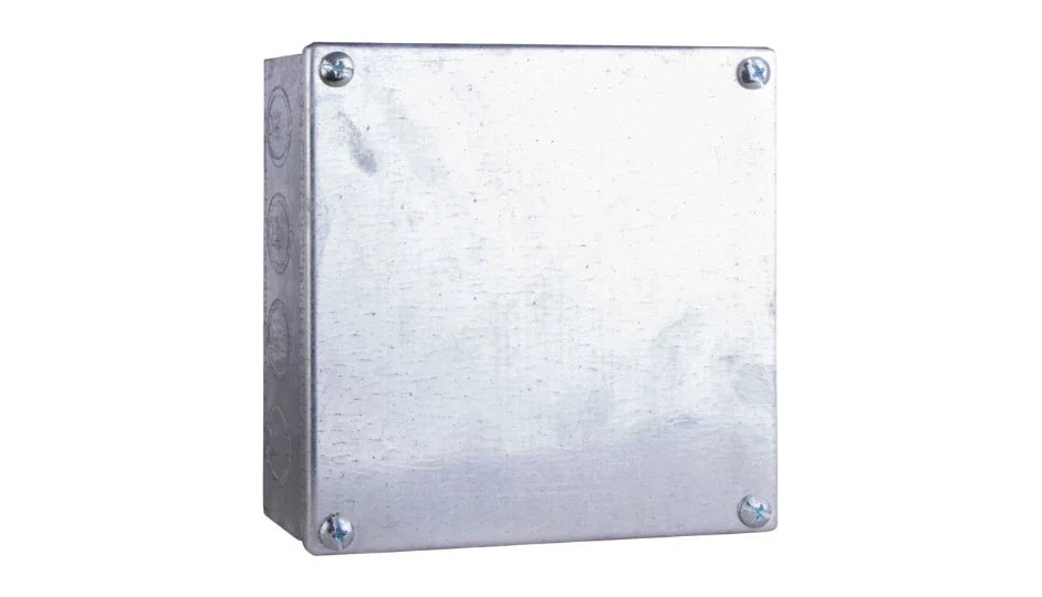 Deta DT501662G TTE Metal Adaptable Box with Knockouts 150x150x50mm ...