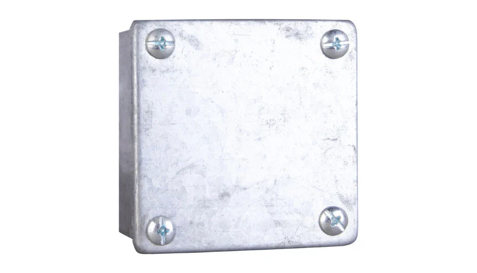 Deta DT502332G TTE Metal Adaptable Box Plain 75x75x50mm — B2Belectrical.com