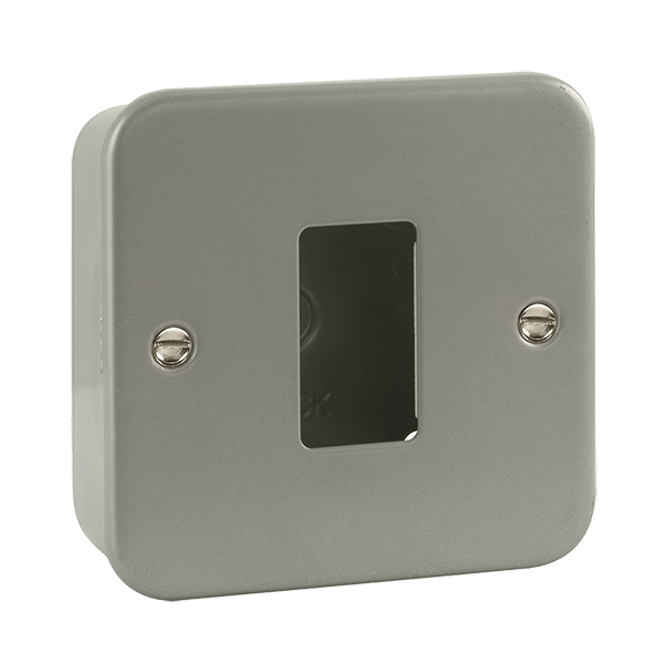 Click Metal Clad CL20401 1 Gang GridPro Frontplate & Back Box ...