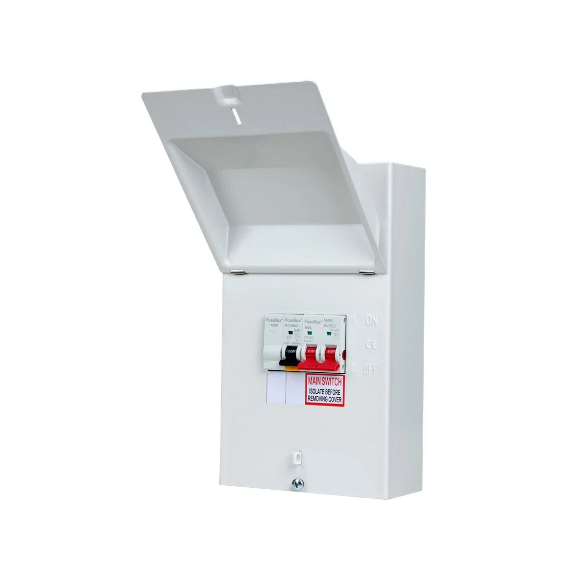 FuseBox EV40ABD EV Distribution with 100A Main Switch, Type A 40A Bi-D ...