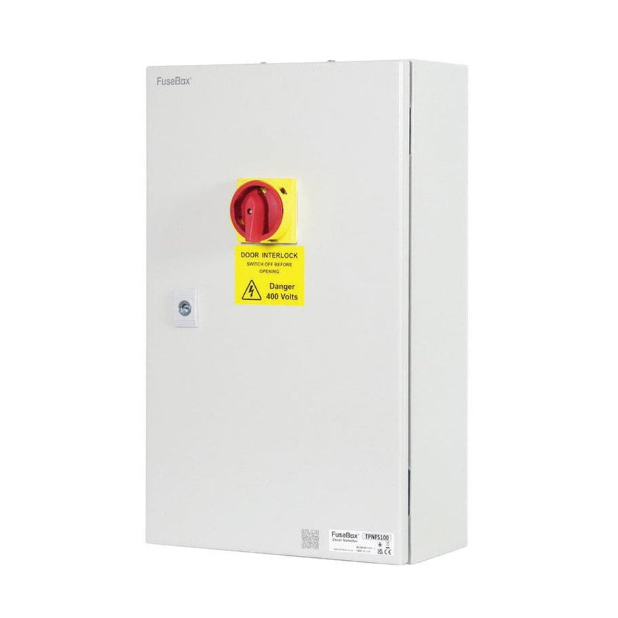 Buy FuseBox TPNFS032 32A TP&N Metal Fused Switch IP65 | Door Interlock ...
