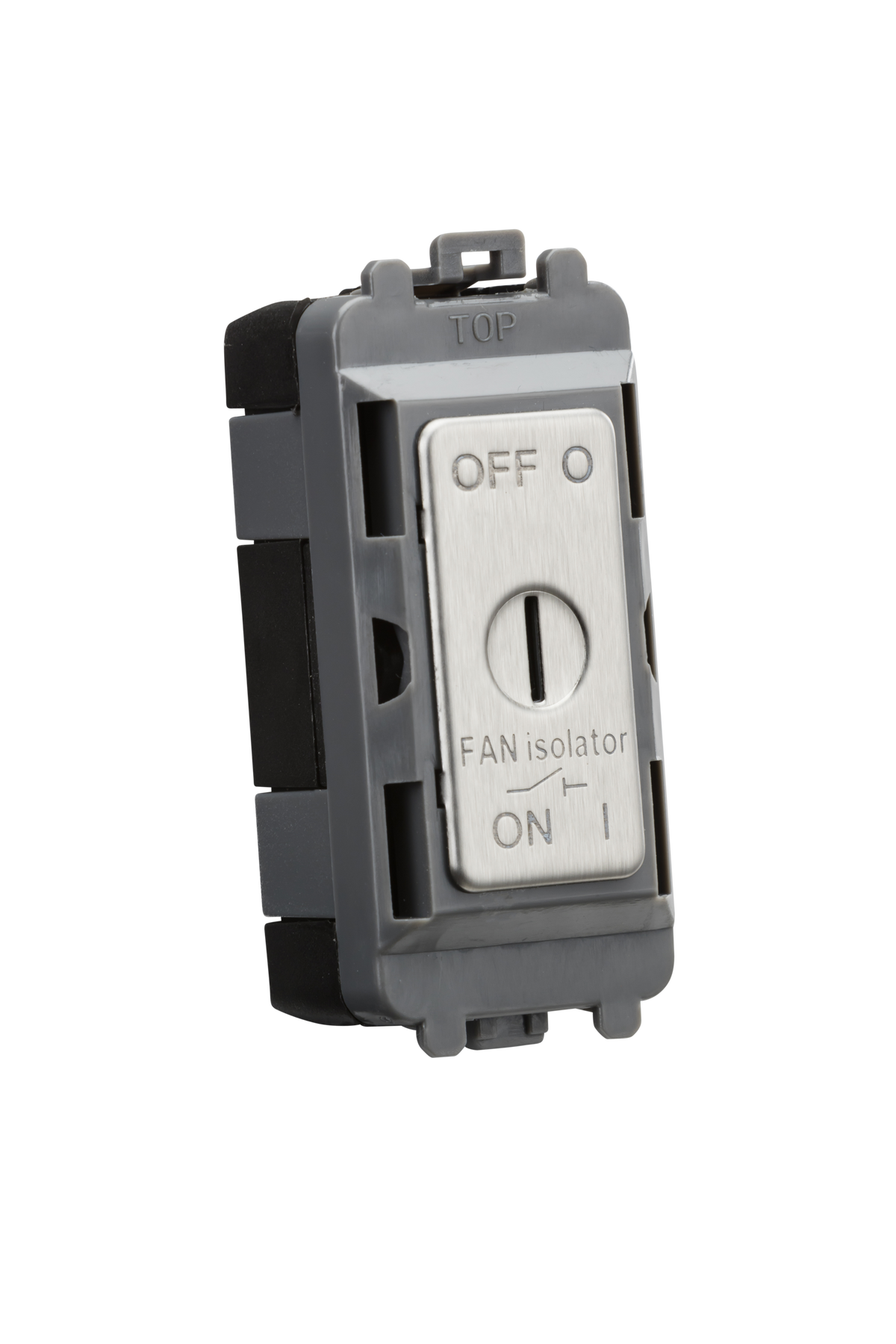 Knightsbridge GDM021BC 10A Fan Isolator Key Switch Module - Brushed Ch ...