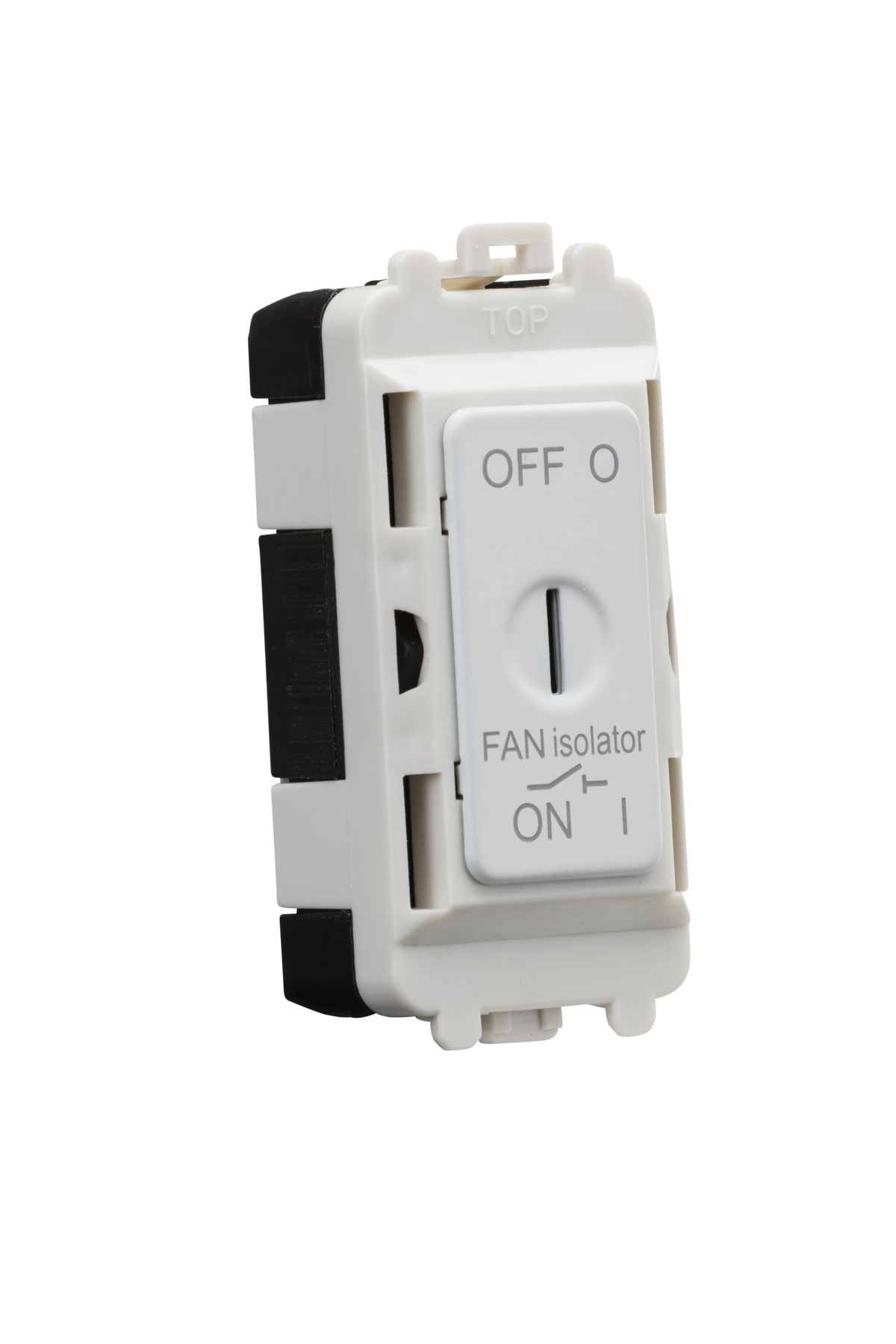Knightsbridge GDM021MW 10A Fan Isolator Key Switch Module - Matt White ...