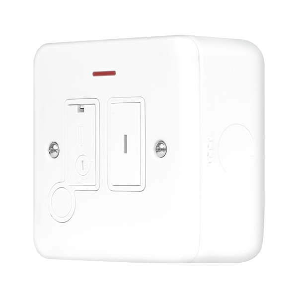 Click MCP1252PW Metal Clad Pro 13A Key Switched Fused Connection with ...