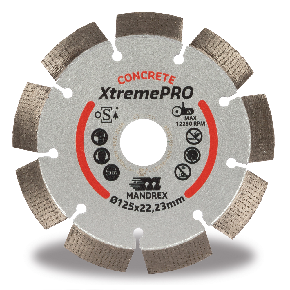 Mandrex MDZC115X Concrete XtremePRO 115mm Diamond Blade — B2Belectrical.com