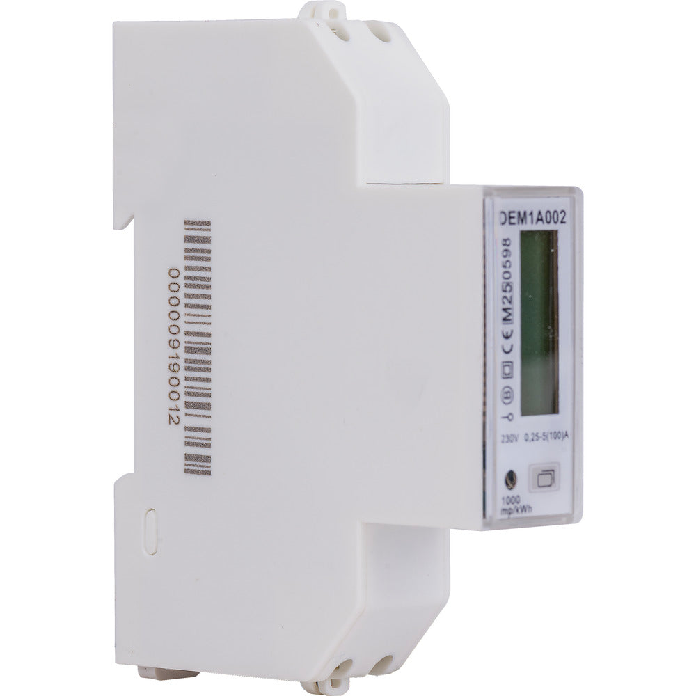 BG MID100A 100A MID Approved Single Module Energy Meter | RS485 Modbus ...