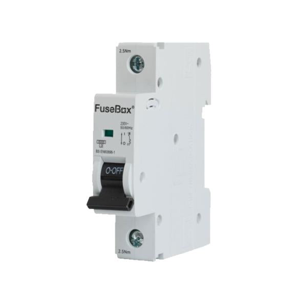 FuseBox MT06C101 10A Single Pole 1 Module C Curve 6kA MCB ...