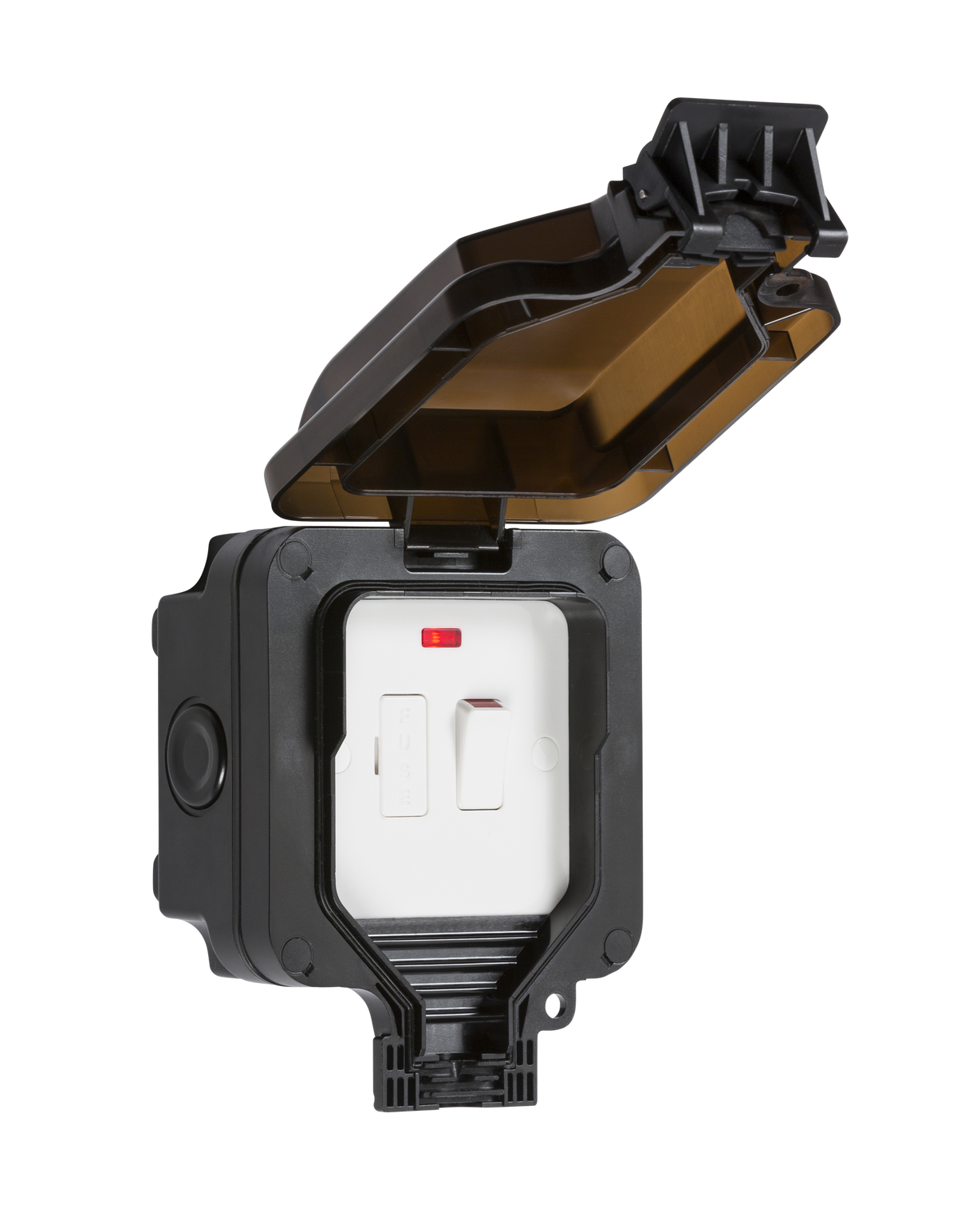 Knightsbridge OP63N Weatherproof IP66 13A Switched Fused Spur Unit + N ...
