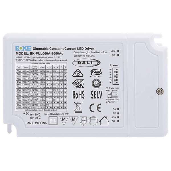 Ovia OVCGMF0002 240V 38-69W Multi-F Cc LED Driver — B2Belectrical.com