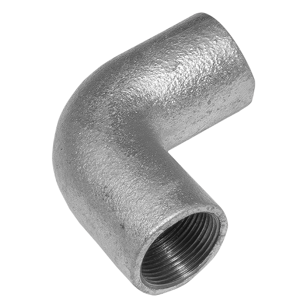 Unicrimp QSE25G 25mm Galvanised Solid Elbow — B2Belectrical.com