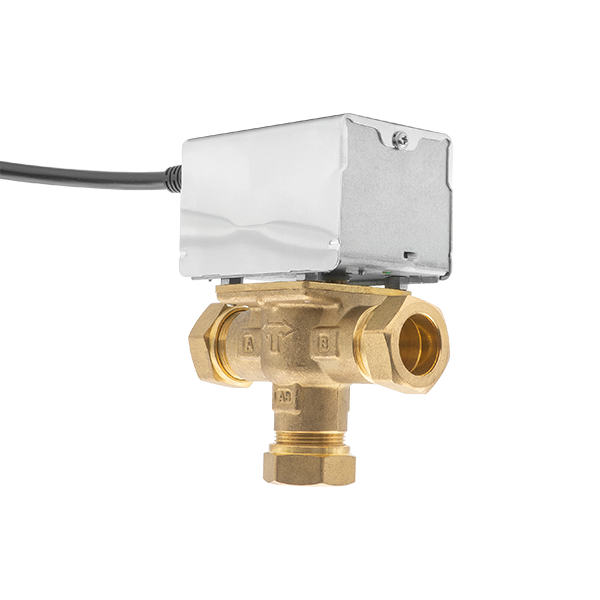 Sangamo SAN223 3 Port 22mm Mid Position Motorised Zone Valve ...