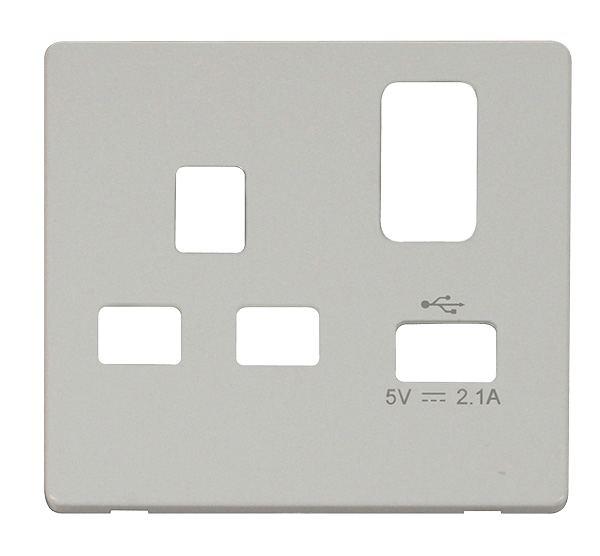 Click SCP471CH Definity 13A 1G Switched Socket with 2.1A USB Charger ...
