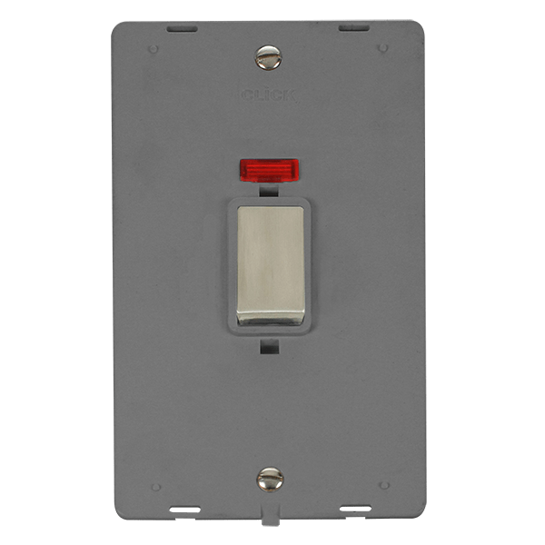Click SCP242BS Definity 2 Gang Dimmer Switch Cover Plate - Brushed ...