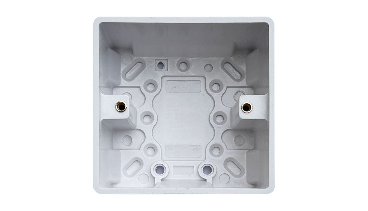 Deta Vimark VP1228 Pro 1G 45mm Pattress Box – White Moulded ...