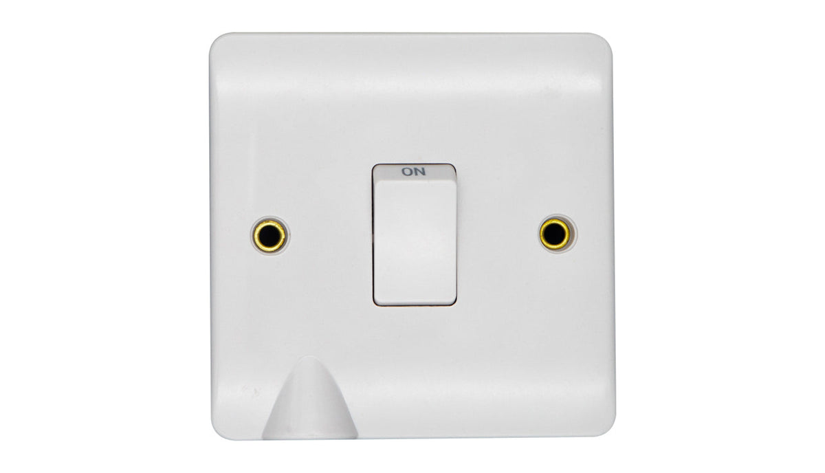 Deta Vimark VP1392 Pro 20A Double Pole Switch with Flex Outlet – White ...