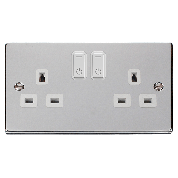 Click Deco VPCH30536WH Victorian Ingot 13A 2G RF Smart Socket - Polish ...