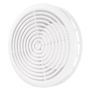 Blauberg DPR-100 Plastic White Circular Ceiling Vent Diffuser Duct Ext ...