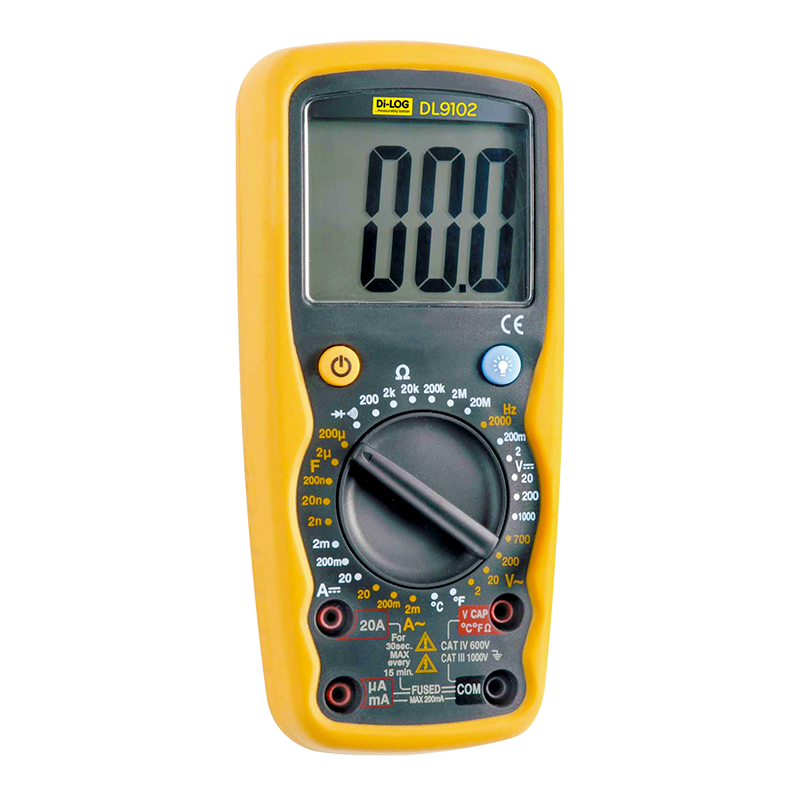Di-LOG DL9102 Professional Manual Digital Multimeter c/w Temp ...