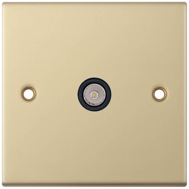 BUY Selectric DSL833 | 5M Slim Decorative | 1 Gang Coaxial TV Socket ...
