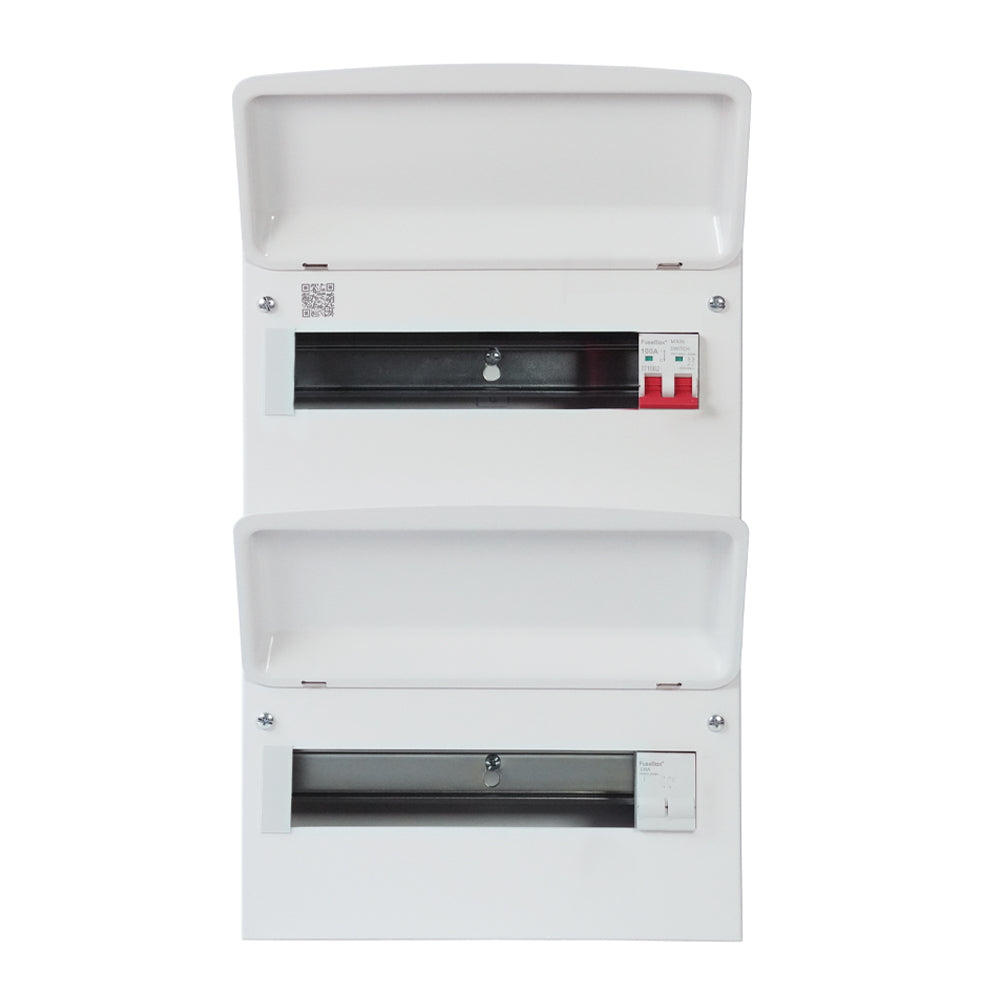 FuseBox F3032M 36 Module 32 Way (16/16 Double Bank) Consumer Unit with ...