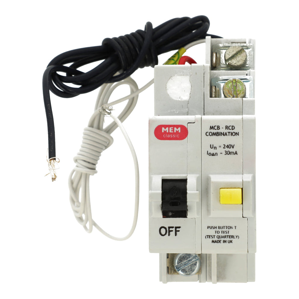 MEM Eaton 201MBR Memshield 1 20A 9kA 30mA Type B SP (2Mod) MCB RCD ...